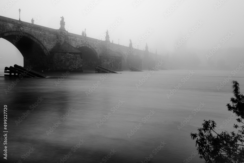 Charles Bridge is the oldest standing bridge over the Vltava River in ...