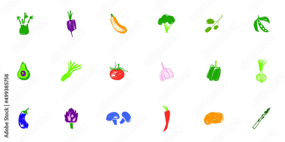 Vector vegetable signs. Vegan label, banner, healthy food packaging ...