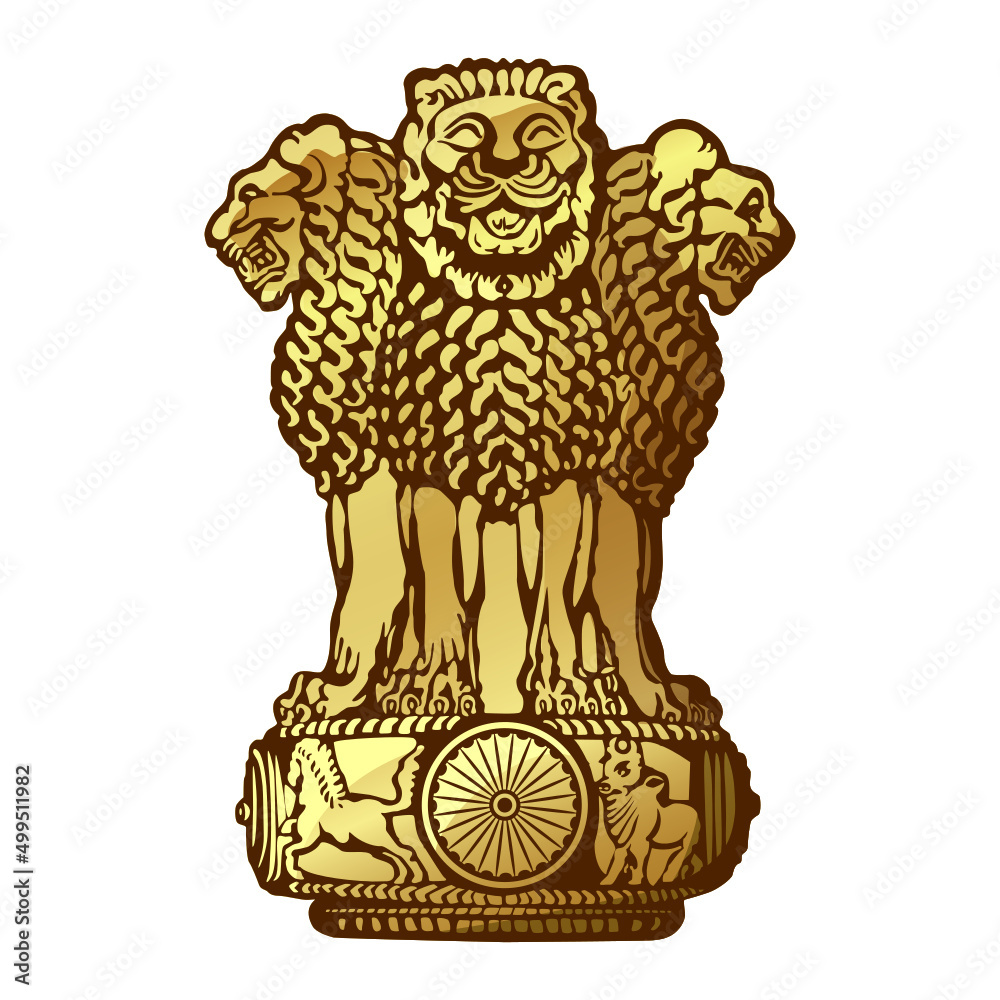 Ashoka Pillar Stock Vector | Adobe Stock