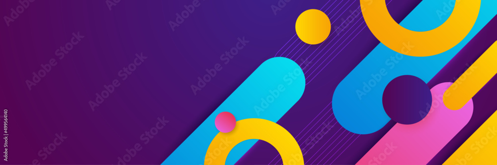 Abstract colorful banner background. Color gradient abstract background ...