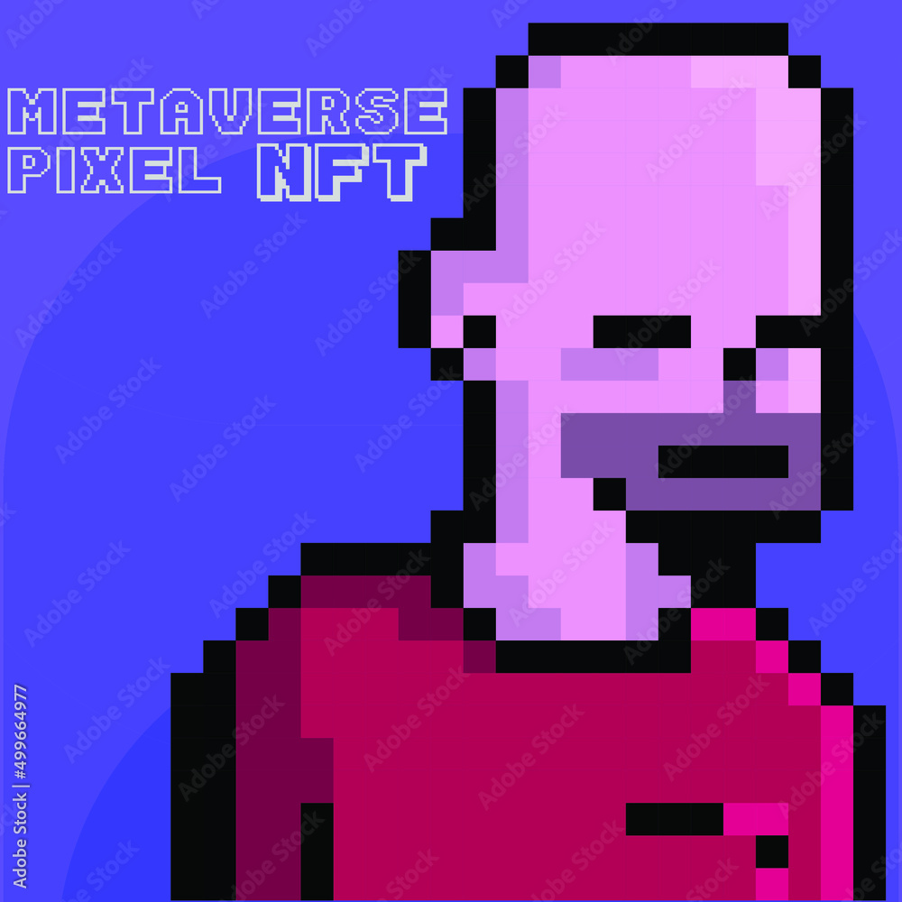 pixel art concept. men's character Pixel art set Stock Vector | Adobe Stock