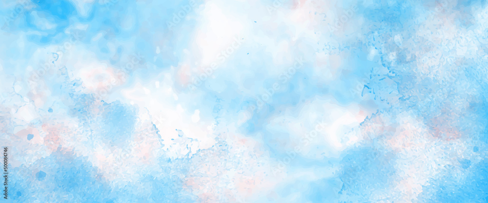 Abstract white blue winter background. Blue color in the middle ...