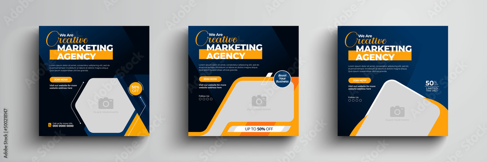 Digital marketing agency social media post design, digital marketing ...