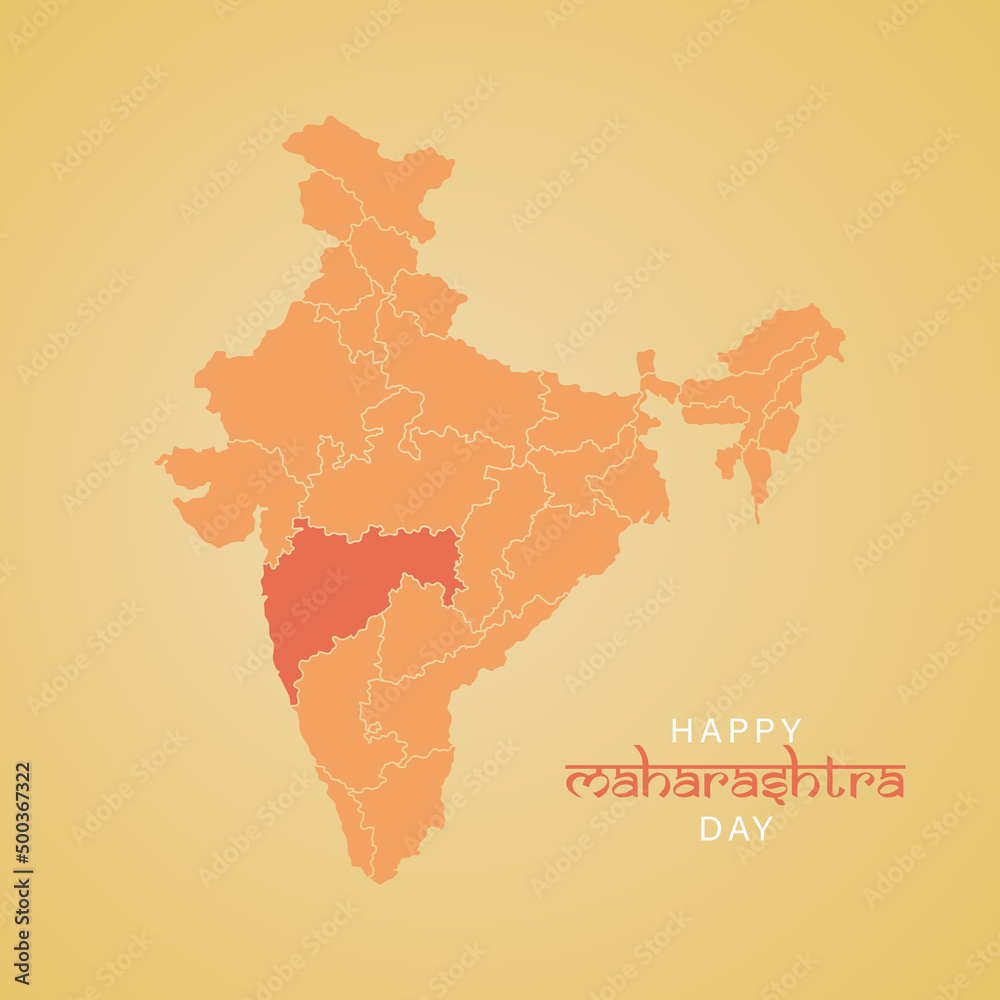 vector illustration of Maharashtra Day celebrates the festival in India ...