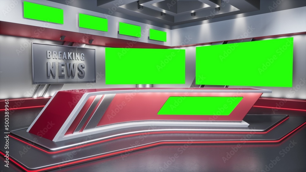 Tv Studio. Studio. News studio. Newsroom Background for News Broadcasts ...