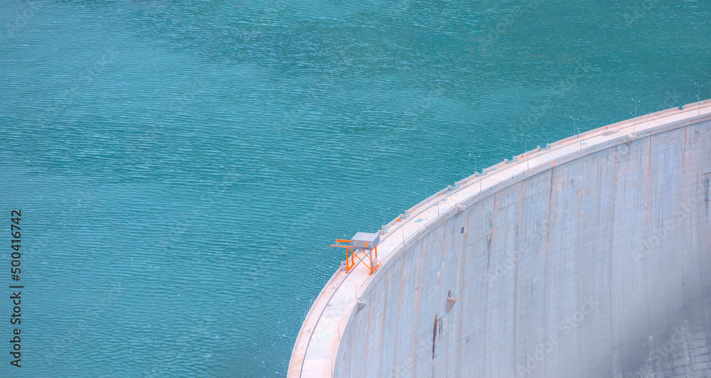 The Deriner Dam, a concrete arch dam on the Coruh river - Artvin ...