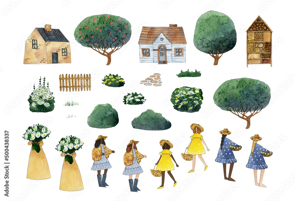 House Garden Clip Art