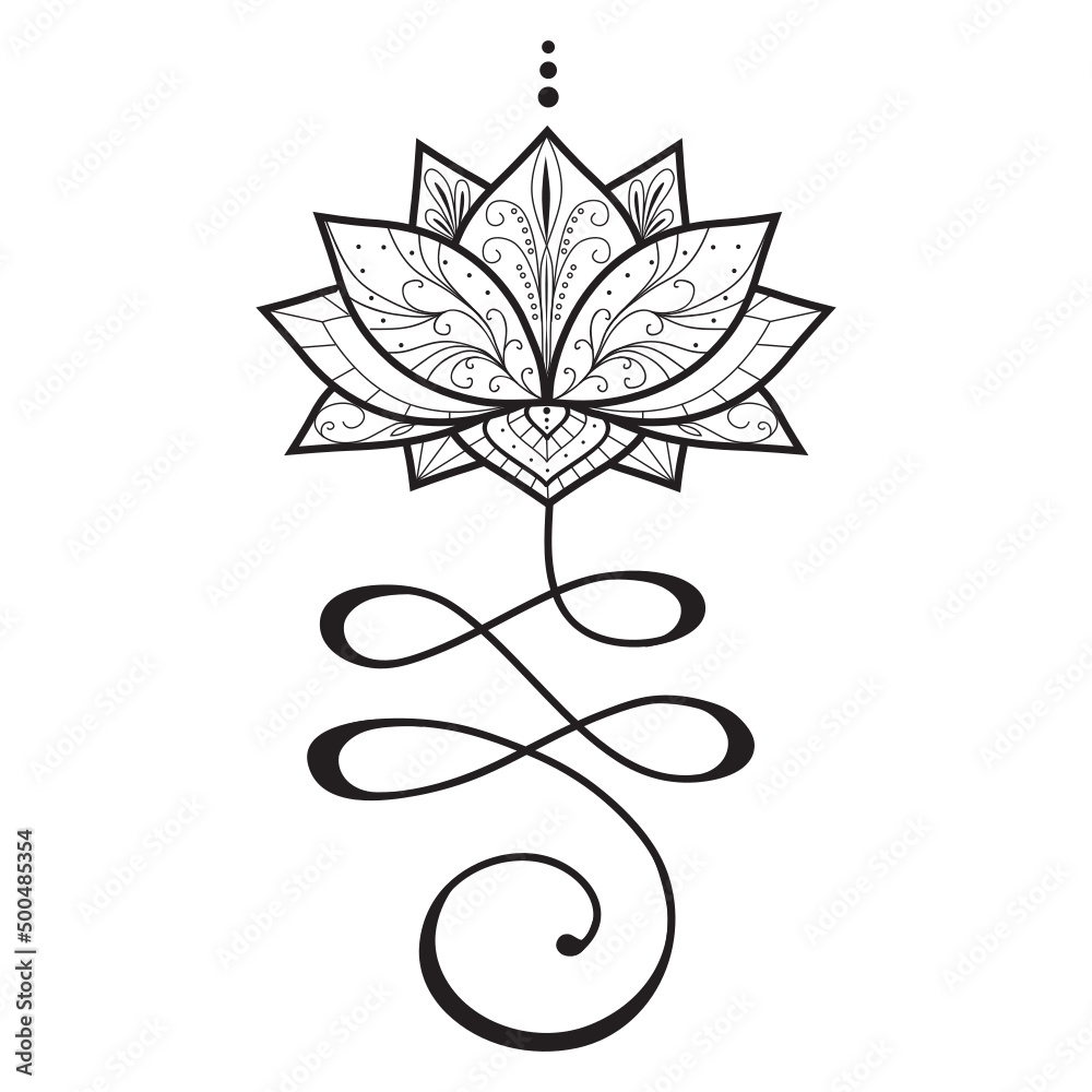unalome, life path symbol, svg Stock Vector | Adobe Stock