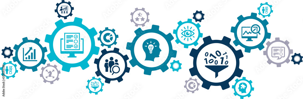 Image vectorielle Stock Assessment vector illustration. Blue concept ...