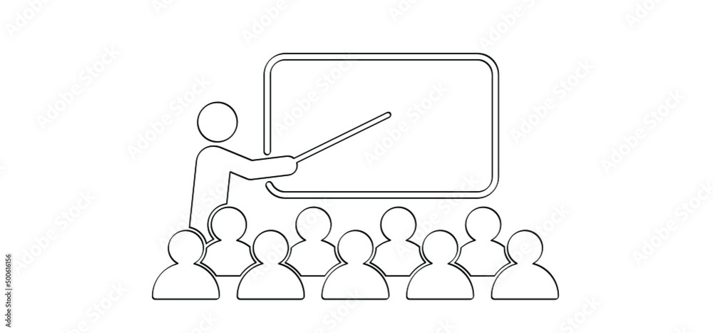 teaching stick figure