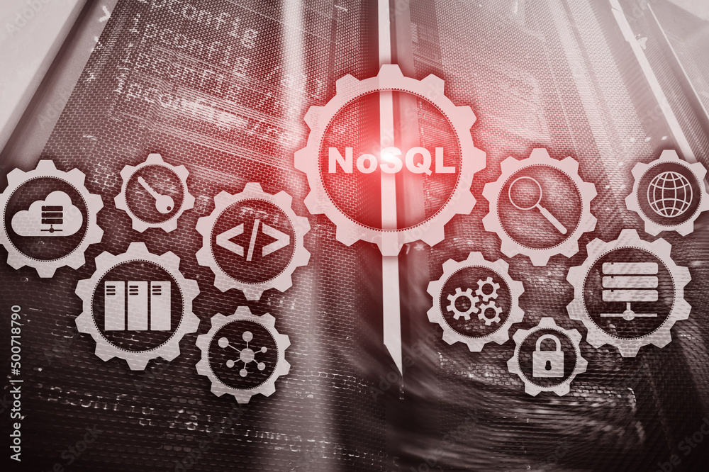 NoSQL. Structured Query Language. Database Technology Concept. Server ...