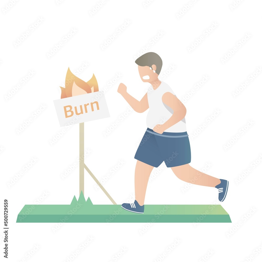 Calories exercise calculate to lose weight,fat man in sport wear ...