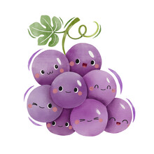 Grape, Cartoon, Cut Out Free Stock Photo - Public Domain Pictures