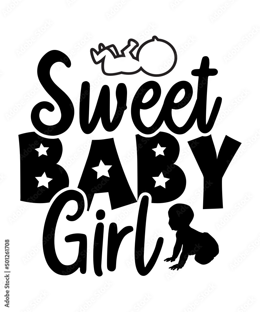 Стоковое векторное изображение «Baby Bundle SVG, Cool Baby Svg, Newborn ...