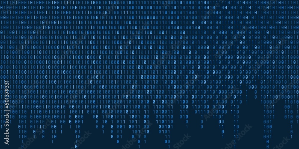 Binary background - cyber texture Stock Vector | Adobe Stock