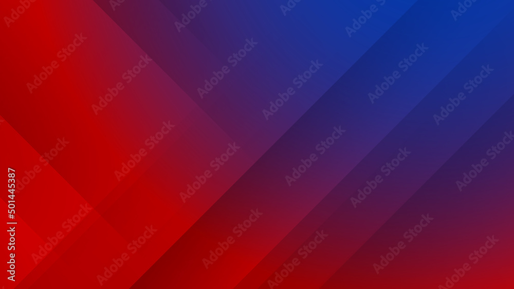 Minimal blue red abstract modern background design. Design for poster, template on web, backdrop ...