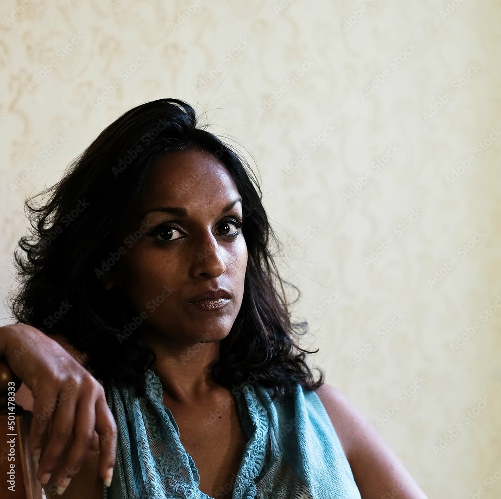 beautiful model of Indian origin poses for a very sensual photo shoot ...