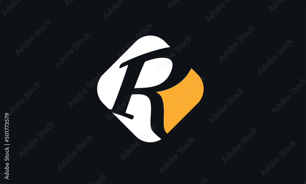 initials alphabet logo icon vector Letter R Stock Vector | Adobe Stock