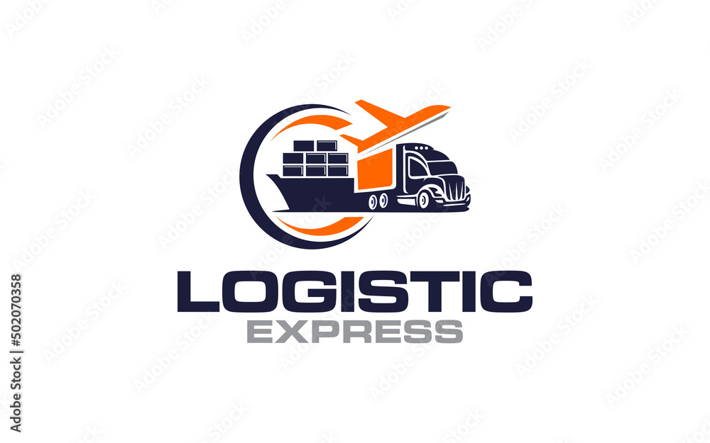 Illustration graphic design of express logistic transportation concept ...