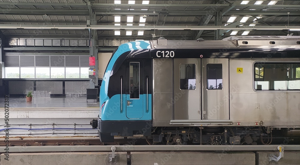 Indian Electric Train Front View