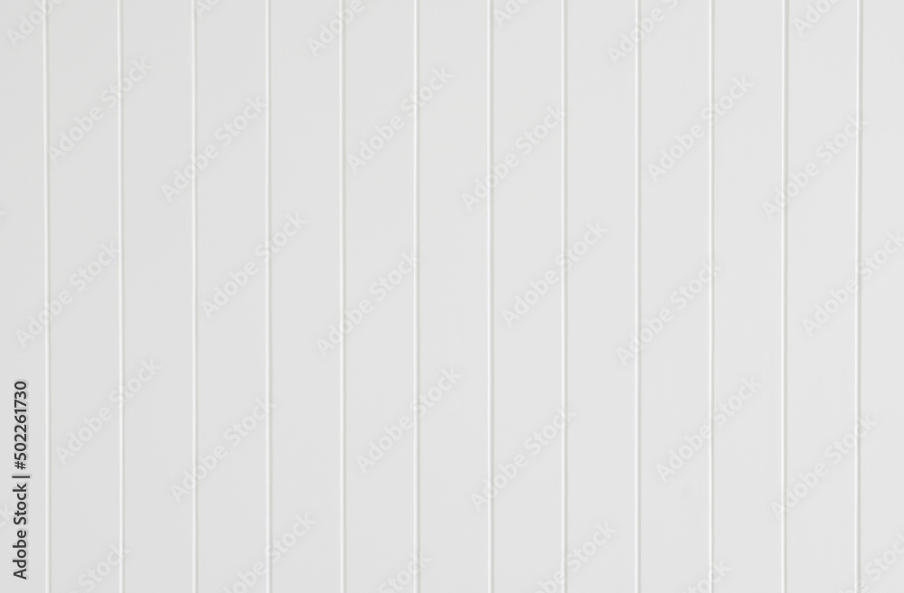 White wall wooden groove vertical texture. wall panel spray white color ...