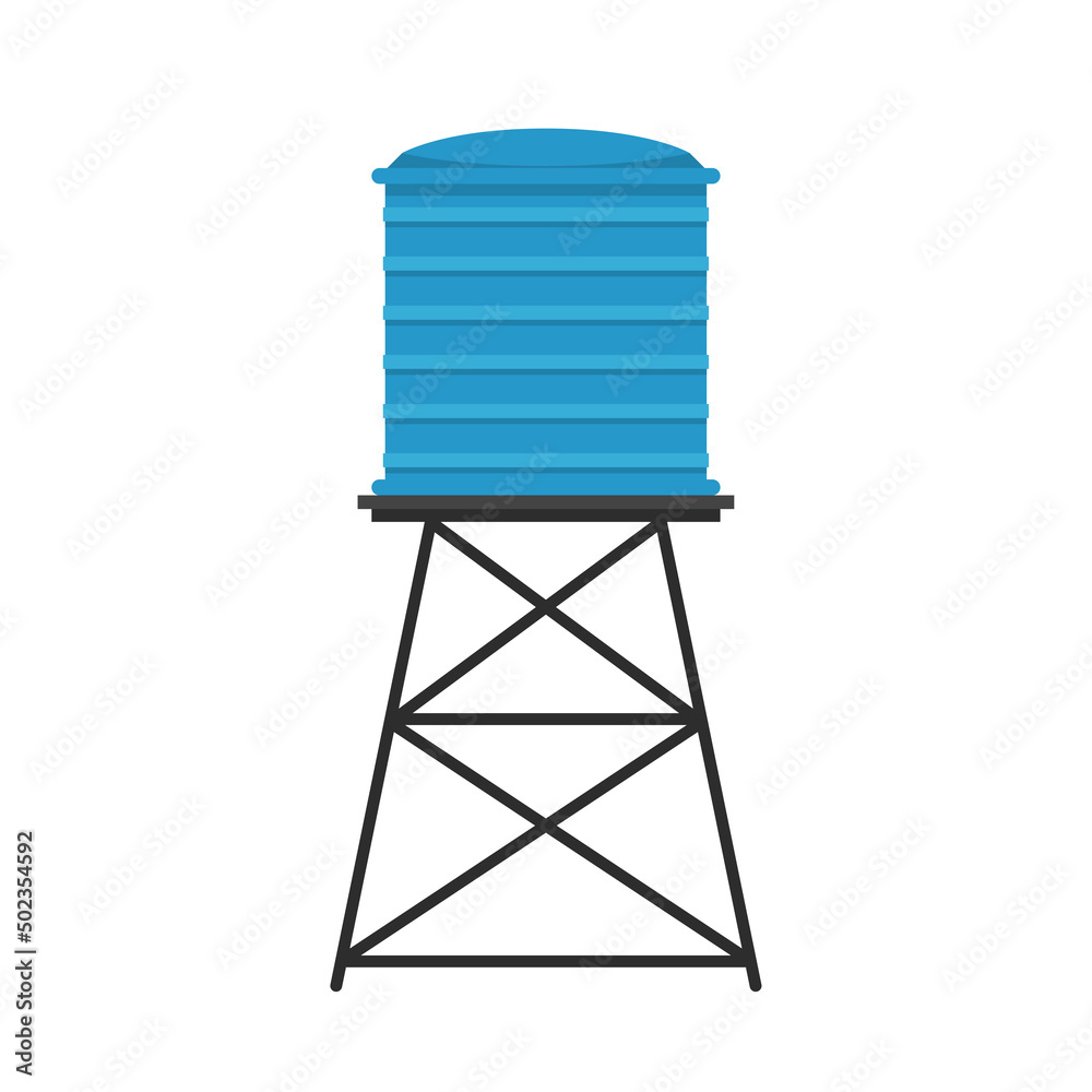 Water tank vector. tap. wallpaper. free space for text. Stock Vector ...
