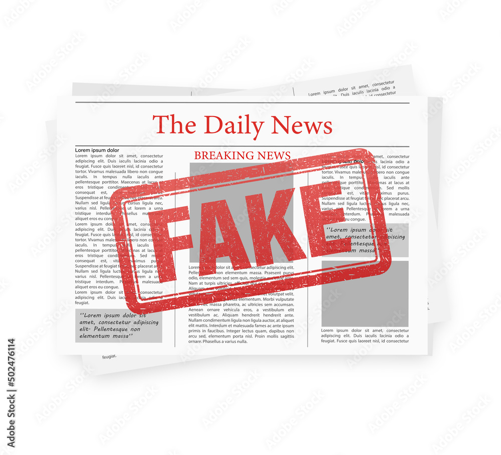 Newspaper, fake news, great design for any purposes. Vector editorial ...