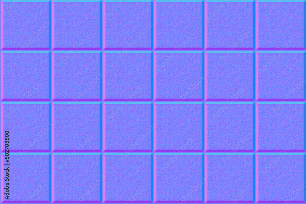 Stock-Illustration „Normal map seamless pattern of wall, floor or ...