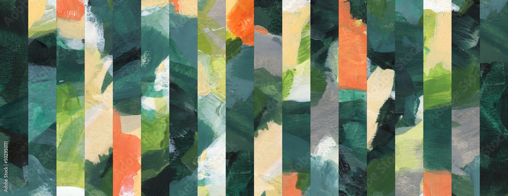 Abstract collage. Versatile artistic image for creative design projects ...