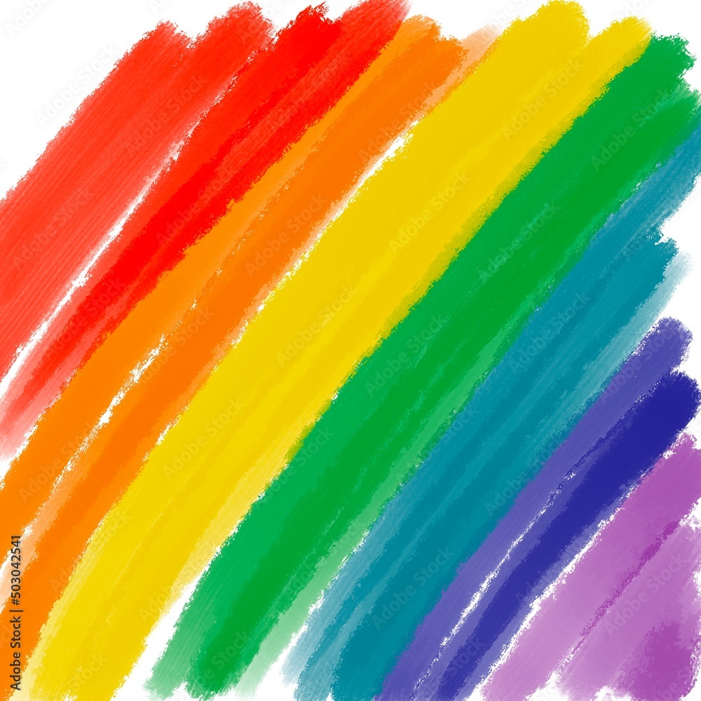 Minimalistic design with color gradients. Rainbow shades palette ...