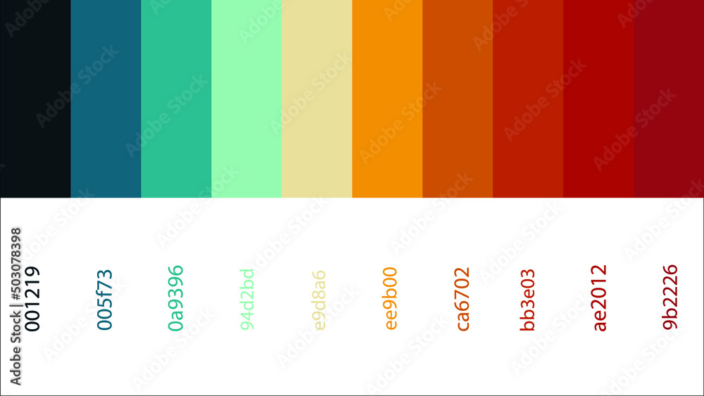 retro colors inspiration, vintage colors inspiration, color palette ...