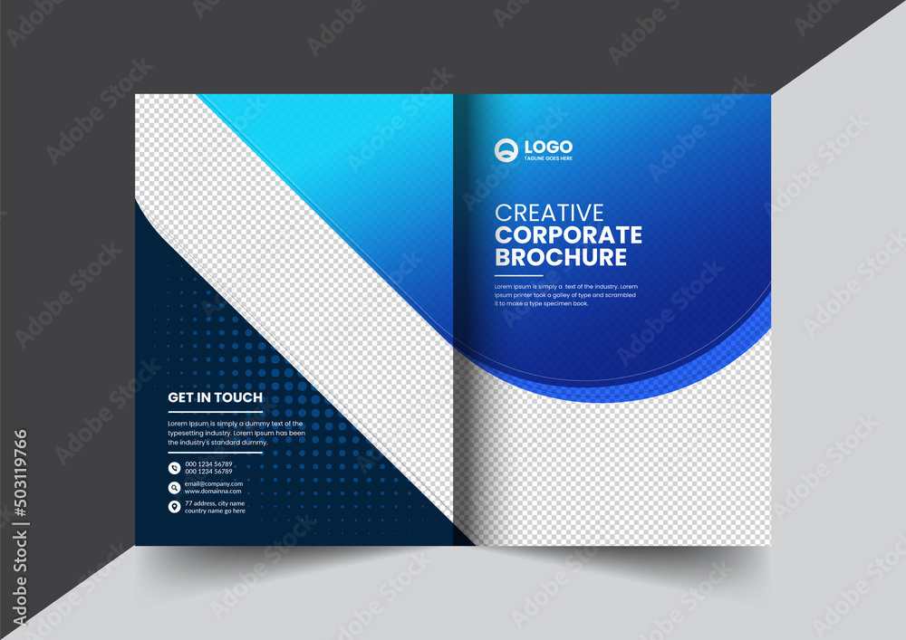 Corporate company profile brochure annual report booklet proposal cover ...