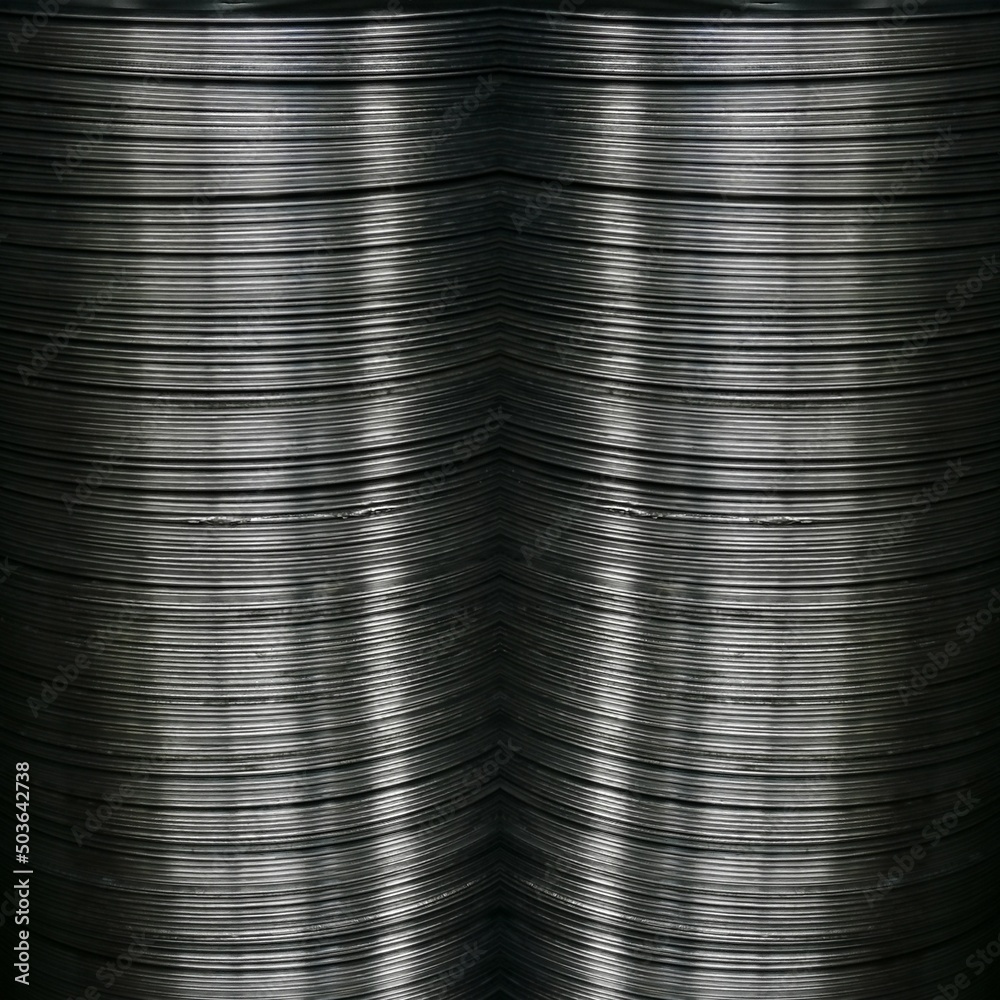pattern and design of twin stack of stainless steel plates in shades of ...