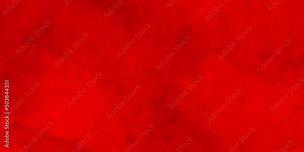 Bright uneven red industrial texture as a backdrop for decoration and ...