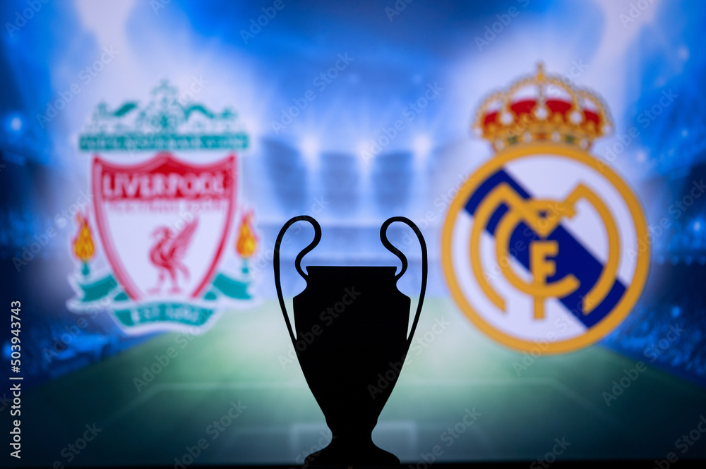 PARIS, FRANCE, MAY. 8. 2022: FC Liverpool (ENG) vs Real Madrid (ESP ...
