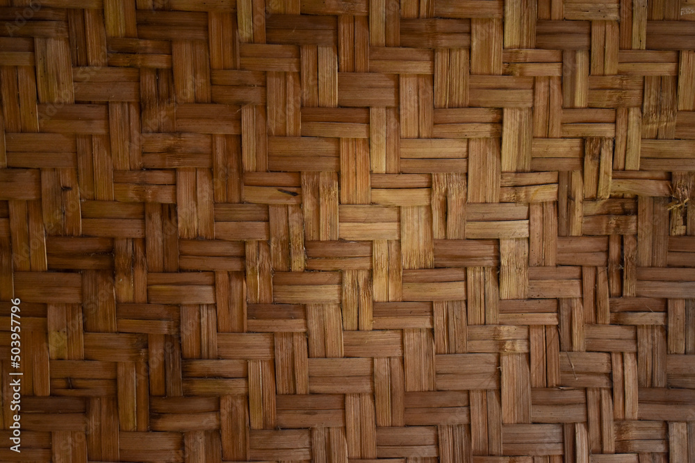 Anyaman / Woven bamboo texture for pattern and background, Indonesian ...