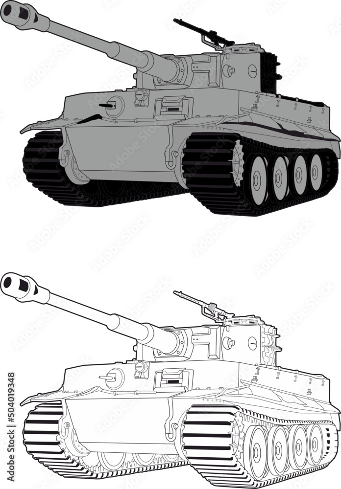 One of the most famous tanks of the Second World War is the Pz-VI Tiger ...