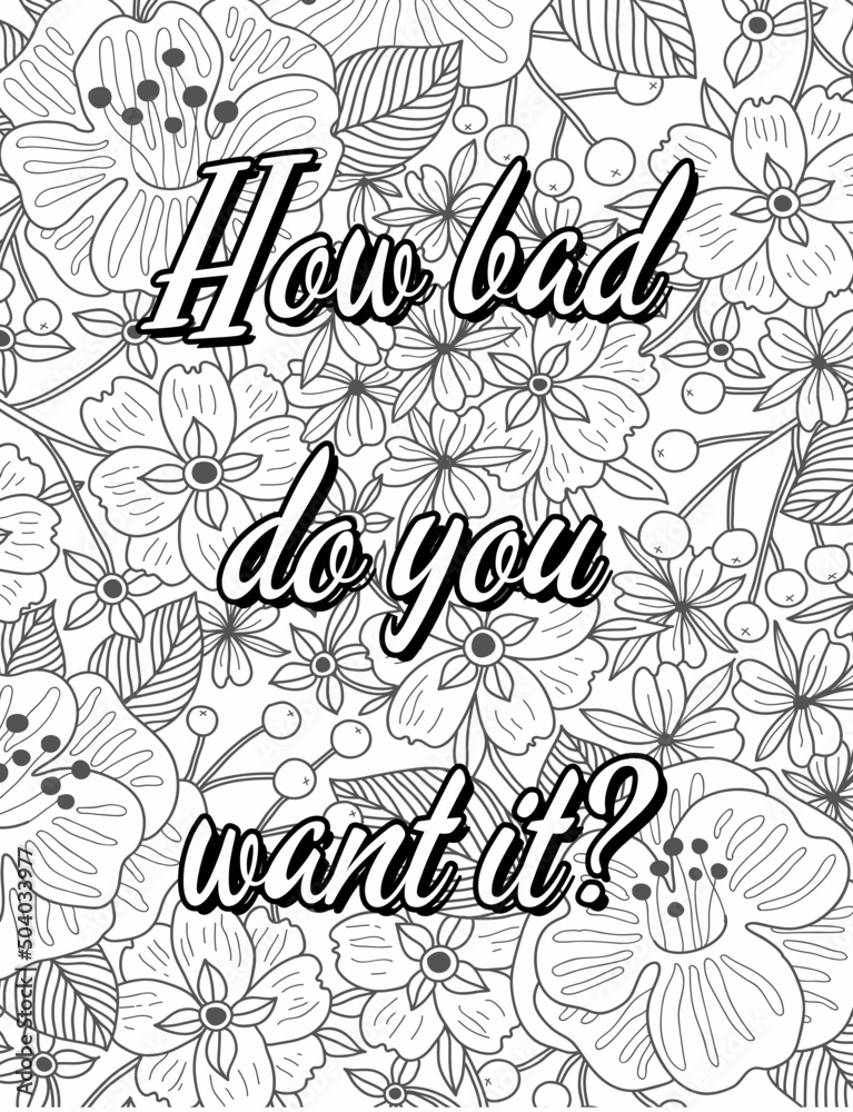 Inspirational Motivational quotes coloring pages, positive Affirmations ...