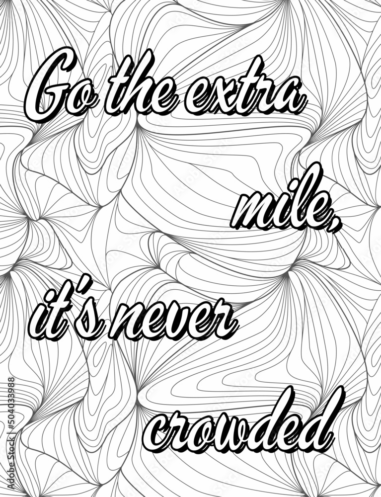 Inspirational Motivational quotes coloring pages, positive Affirmations ...