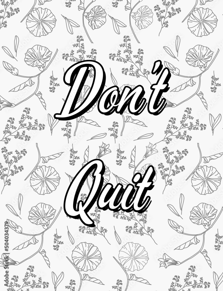 Inspirational Motivational quotes coloring pages, positive Affirmations ...