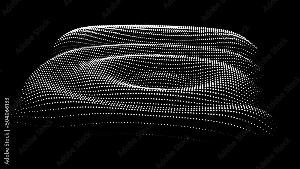 Sinusoidal formula distortion sine wave and waveform. Graph of a 3d ...
