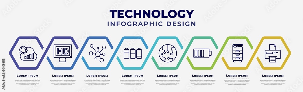 vector infographic design template with icons and 8 options or steps ...