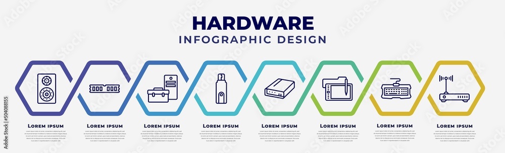 vector infographic design template with icons and 8 options or steps ...