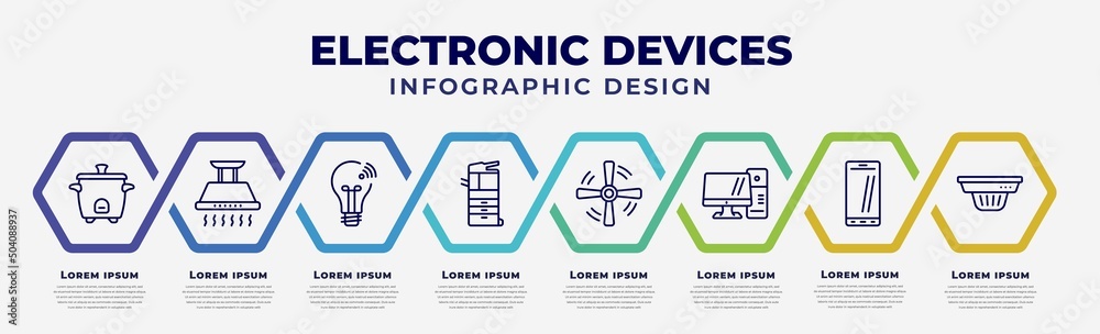 vector infographic design template with icons and 8 options or steps ...