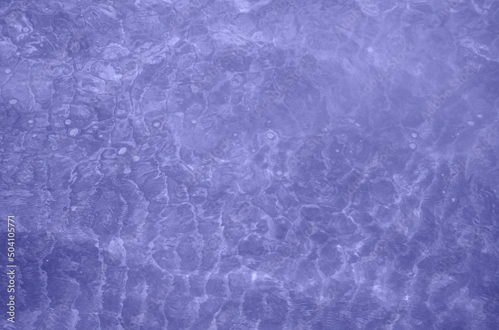 Stock-Foto „Sea waves texture in very peri color of the year, 2022 ...