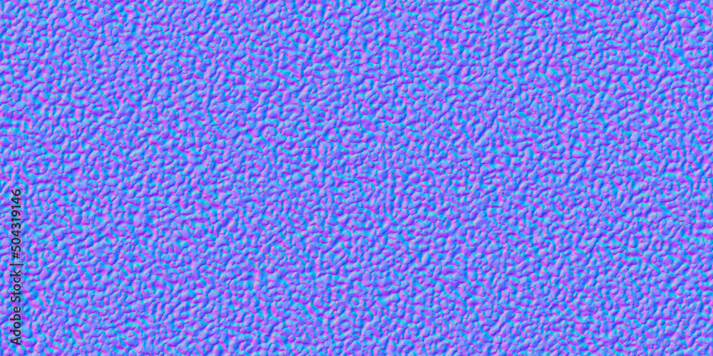 Normal map seamless pattern of fluffy terry towel or carpet. Bump ...