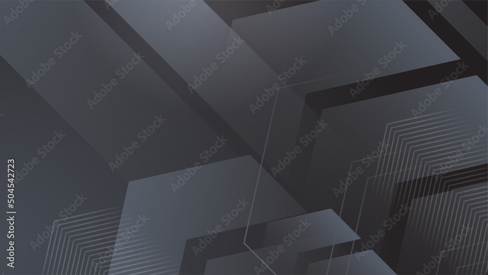 Black abstract paper background Stock Vector | Adobe Stock