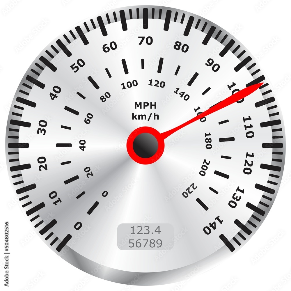 Stock-Vektorgrafik „Cartoon car speedometer vector drawing isolated ...