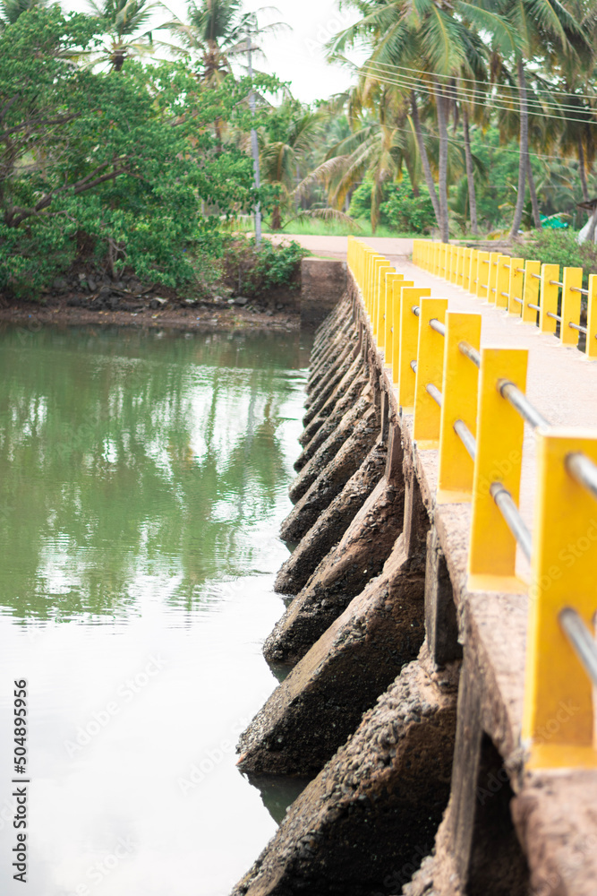 A picture of a check dam, A check dam is a small, sometimes temporary ...