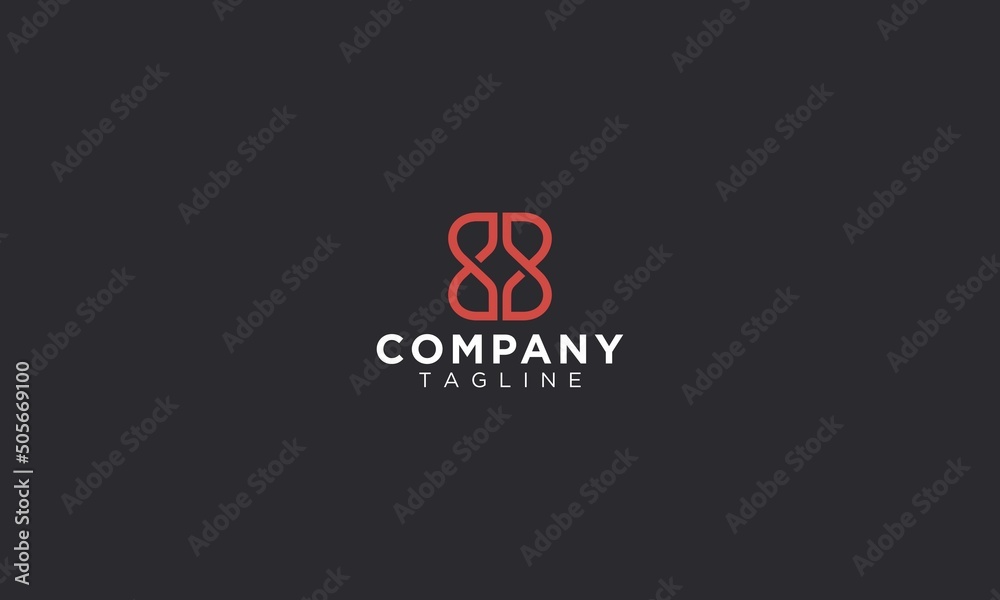 Letter B infinity modern logo design Stock Vector | Adobe Stock